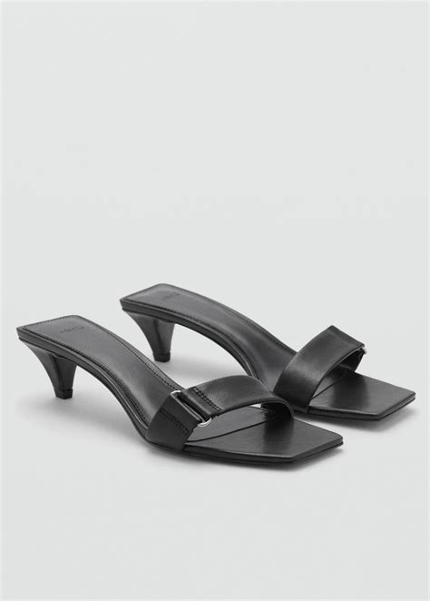Heel Leather Sandals Women Mango Philippines