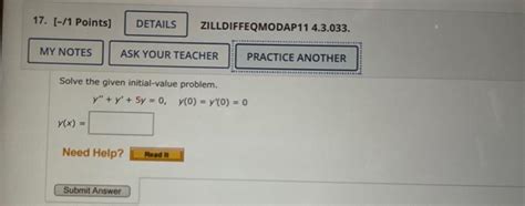 solved solve the given initial value problem