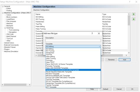 Machine Configuration Editor