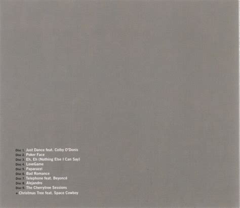 Lady Gaga The Singles Limited 9 Cd Box Set Discrepancy Records