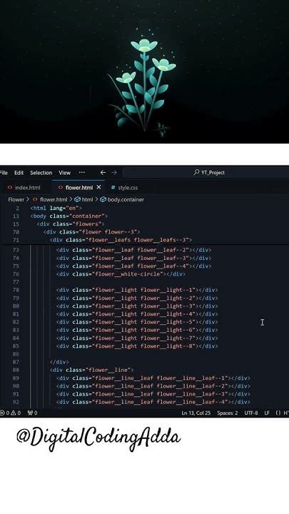 Animated Flowers 🌹 Css Animation Scss Animationscss Scenicviews
