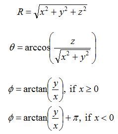 Antennas Spherical Coordinates