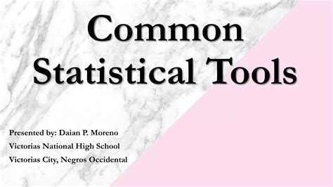 Practical Research 2 Chapter 3 Common Statistical Tools Pdf