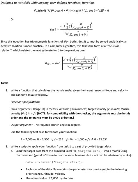 Solved The Project You Are Asked To Use An Iterative Method