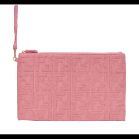 Fendi Bags Fendi Ff Medium Flat Pouch Poshmark