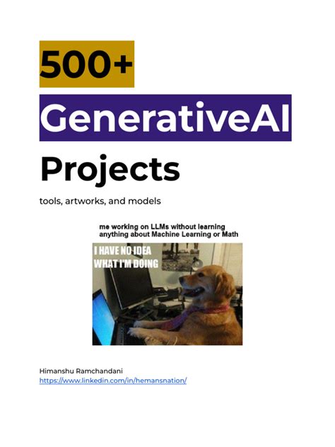 Generativeai Projects Pdf Artificial Intelligence Intelligence