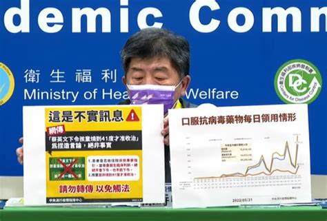 網傳「蔡英文下令孩童燒到41度才准收治」 阿中秀「圖卡」闢謠：用字很惡劣