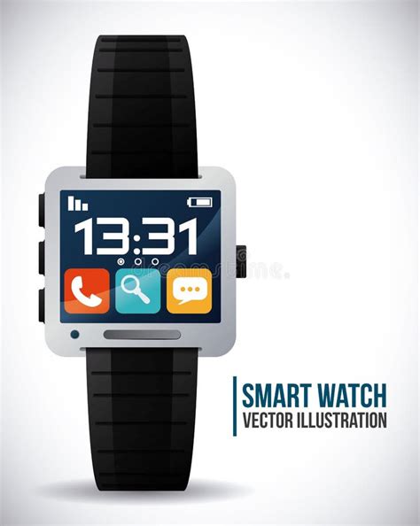 Smart Watch Design Stock Vector Illustration Of Concept 58543868