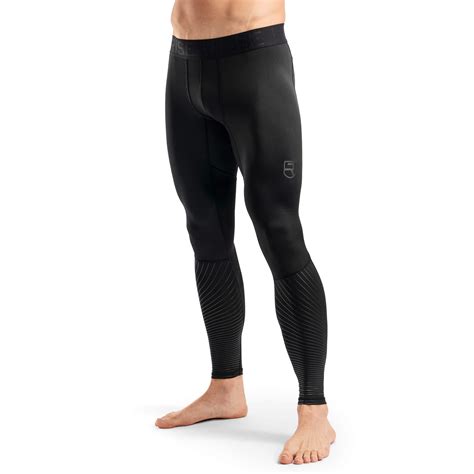 Active Dry Compression Pants - Black - Rise