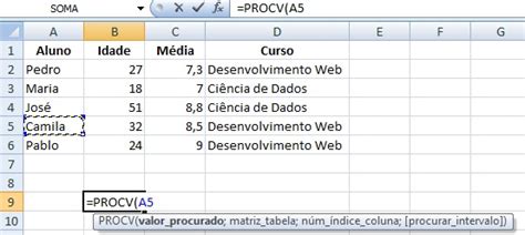 PROCV Excel o que é para que serve e passo a passo para usar