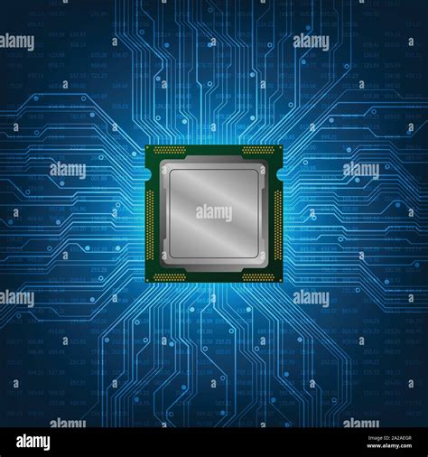 Cpu Stock Vector Images Alamy