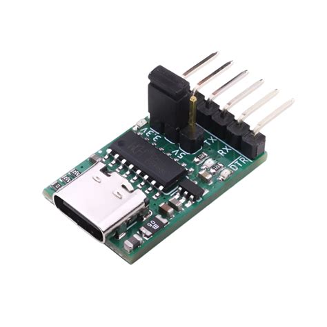 ch340c usb to ttl serial converter 3 3v and 5v usb c module silicon technolabs