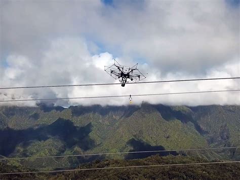 Co Op Uses Drone To Install Bird Diverters On Power Lines Americas Electric Cooperatives