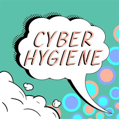 Text Caption Presenting Cyber Hygiene Business Concept Steps That