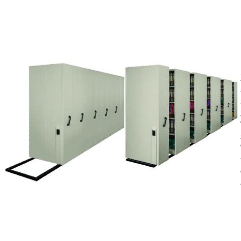 Econ Manual Hand Push Mobile Compactor Compactus Steel Office Furniture And Cabinets