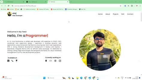 Video Launching My New Portfolio Website On Netlify Viraj Pankhaniya Posted On The Topic