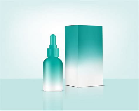 세럼 패키지 목업 벡터 Freepik에서 무료 고품질 벡터를 다운로드하세요 Freepik