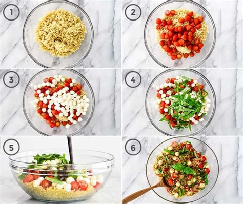 Balsamic Caprese Quinoa Salad Joyfoodsunshine