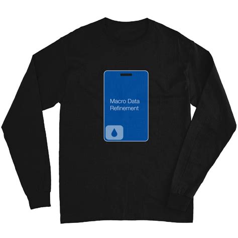 Severance Macro Data Refinement Keycard With Text Long Sleeves Unisexs Classic Long Sleeves S