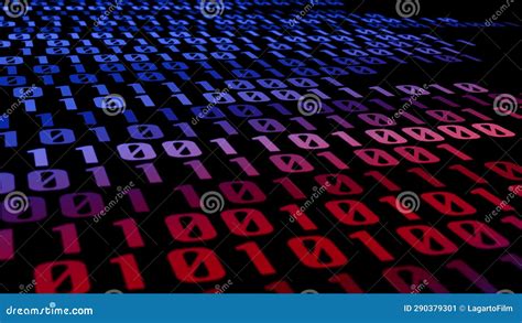 Matrix Of Code Exploring The Fluctuating Stream Of Binary Patterns On