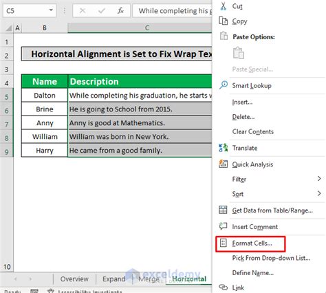 How To Fix Wrap Text Not Working In Excel 4 Possible Solutions