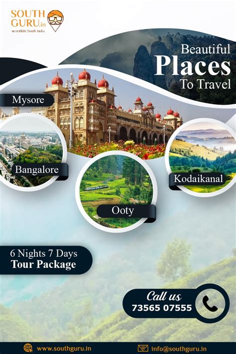 Southguru Beautiful Places To Travel South India 6 Nights 7 Days