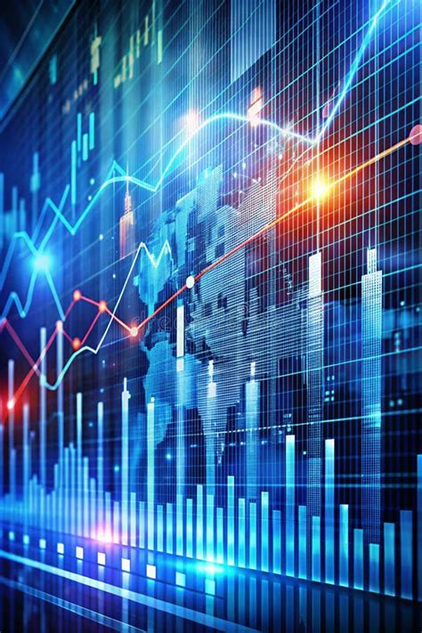 Stock Market Or Forex Trading Graph In Futuristic Concept Stock Illustration Illustration Of