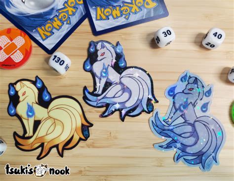 Ninetales Stickers Tsuki S Nook S Ko Fi Shop