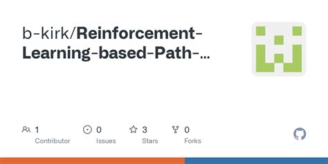 Github B Kirkreinforcement Learning Based Path Planning