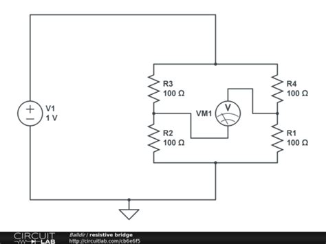 Resistive Bridge CircuitLab