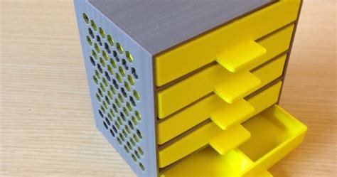 Hex Drawerstorage Container By Adam Tamimi Download Free Stl Model