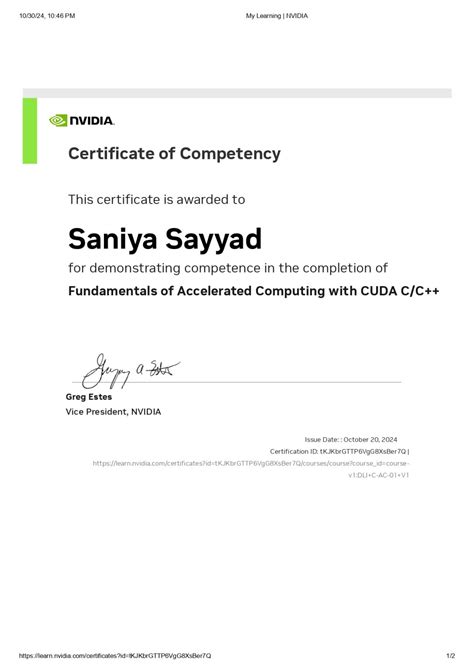 Nvidia Cuda Acceleratedcomputing Gpuprogramming Continuouslearning