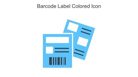 Barcode Label Colored Icon In Powerpoint Pptx Png And Editable Eps Format PPT Presentation