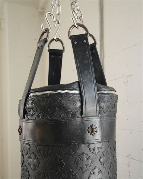 Chrome Hearts Leather Cross Patch Punching Bag 2018 Justin Reed