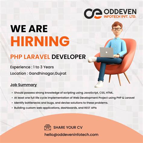 oddeven infotech pvt ltd on linkedin hiring phpdeveloper laraveldeveloper tech techjobs