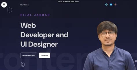 Video My Animated Portfolio Using Reactjs And Framermotion Bilal