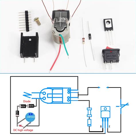 High Voltage Generator Schematic Make An Ultra Simple High Voltage