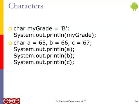 Java Programming Data Types Ppt Java Programming Data Types Ppt
