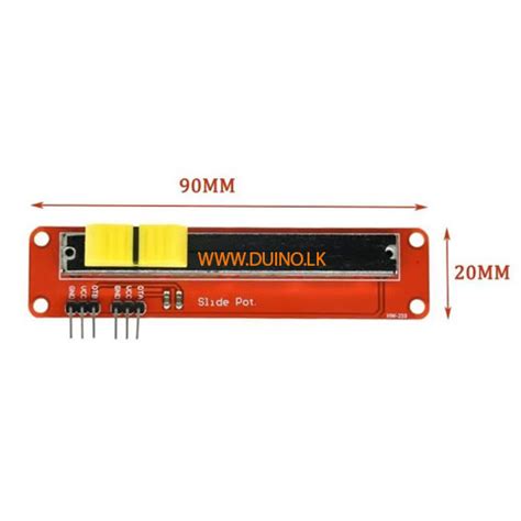 B10k Sliding Slider Potentiometer Switch Slide Block Module Duinolk The Biggest Arduino