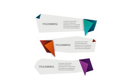Set Of Three Banners With Different Colors And Shapes Google Slide Theme And Powerpoint Template