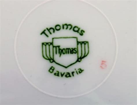 Thomas Bavaria Germany Five Decoration Plates 1930s 1950s For Sale