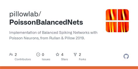 Github Pillowlab Poissonbalancednets Implementation Of Balanced Spiking Networks With Poisson