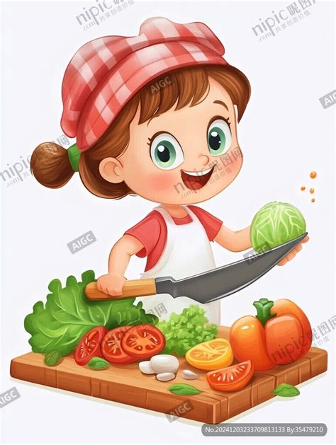 Ai创作图小厨师动漫素材 卡通洗菜 卡通小厨师形象 手绘女厨师插画 卖菜的小女孩 蔬菜配送卡通图案 做菜插画 做饭卡通插画 卖蔬菜的小女孩 欧美卖菜人物手绘 卡通小女孩厨师 女厨师插画 卡通卖