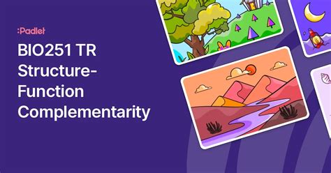 bio251 tr structure function complementarity