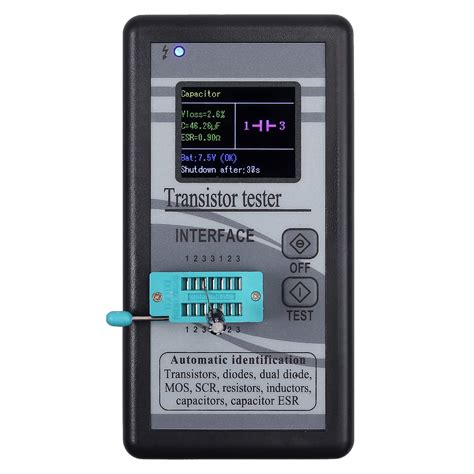 Digital Transistor Tester Mosfet Transistor Capacitor Tester With Mini Test Desertcart Gb