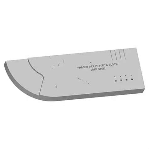 Phased Array Calibration Block Type A De Looper Ndo