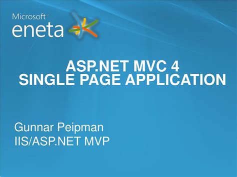Ppt Aspnet Mvc 4 Single Page Application Powerpoint Presentation