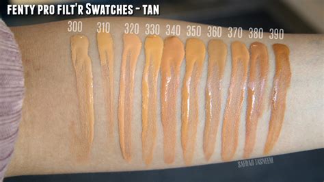 Safiyah Tasneem Sunday Swatches Foundation Files Fenty Beauty Pro