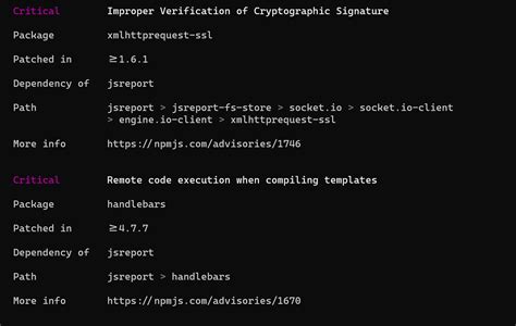 security issues · issue 810 · jsreport jsreport · github