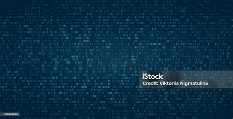 Abstract Binary Background For Hackathon And Other Digital Events Fallen Zero Numbers With